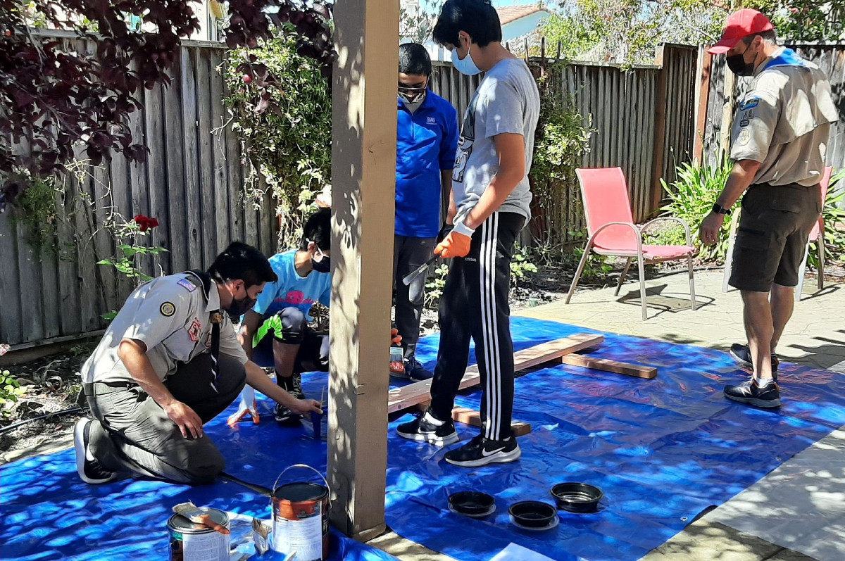 Shreyas Kukanur builds outdoor tables for Shore Acres Elementary School ...